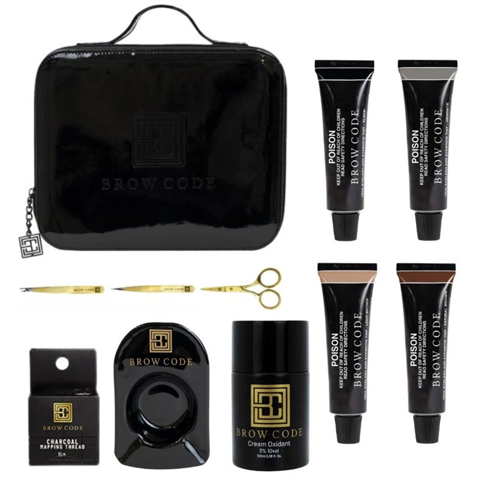 Brow Code Professional Tint Kit (No Wax) - Salon First Beauty Supplies ...