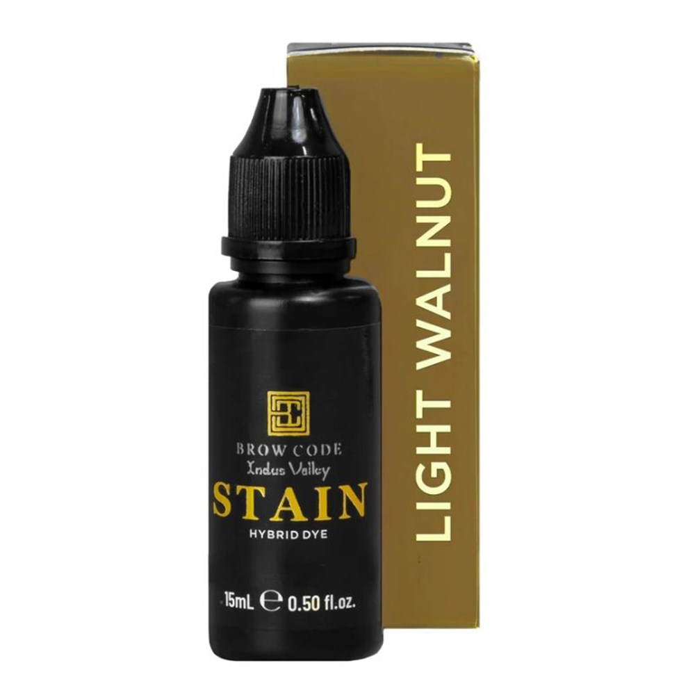 Brow Code Stain Hybrid Dye - Light Walnut - Salon First Beauty Supplies ...