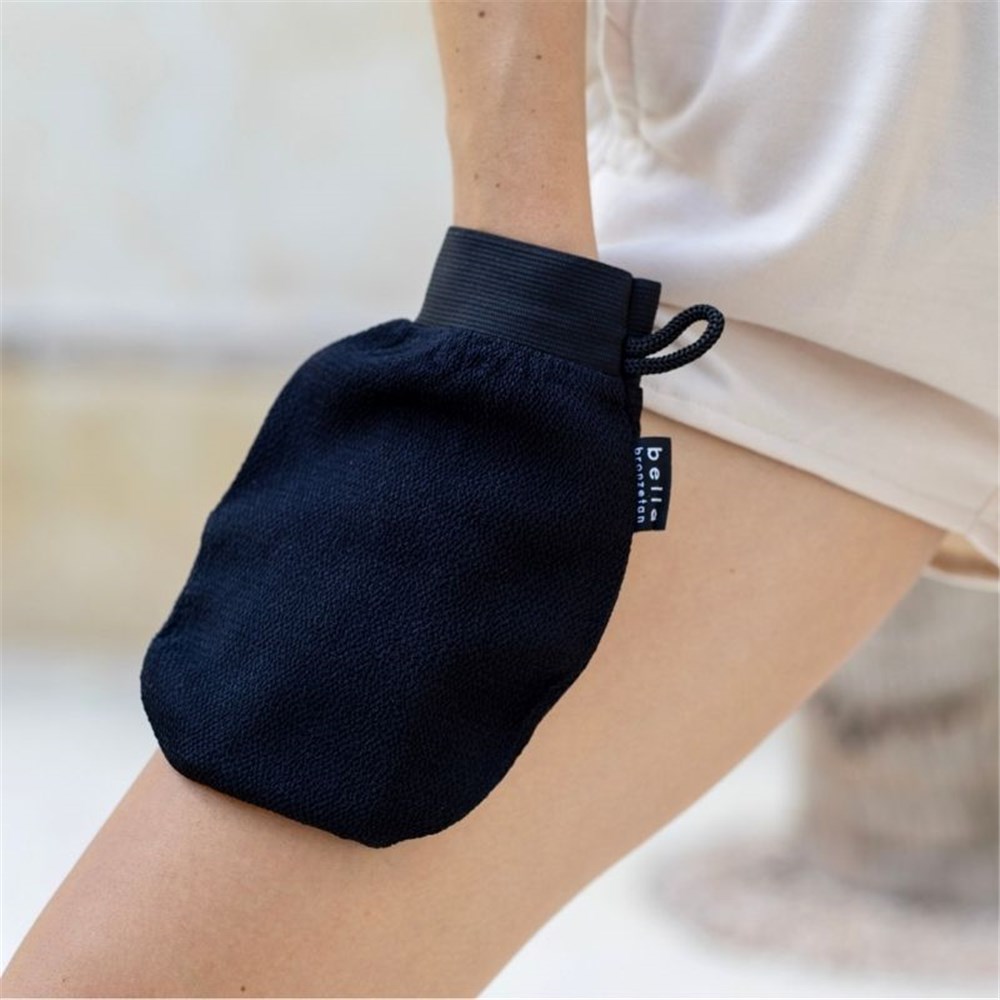 Bella Bronze Tan Luxe Exfoliation Mitt - Salon First Beauty Supplies ...