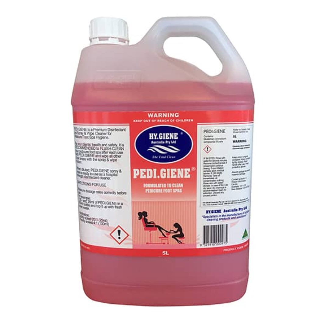 Pedi.Giene Foot Bath Cleaner 5 litre - Salon First Beauty Supplies ...
