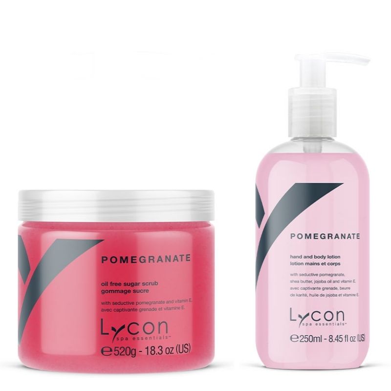 Lycon Scrub & Lotion Combo- Pomegranate - Salon First Beauty Supplies ...