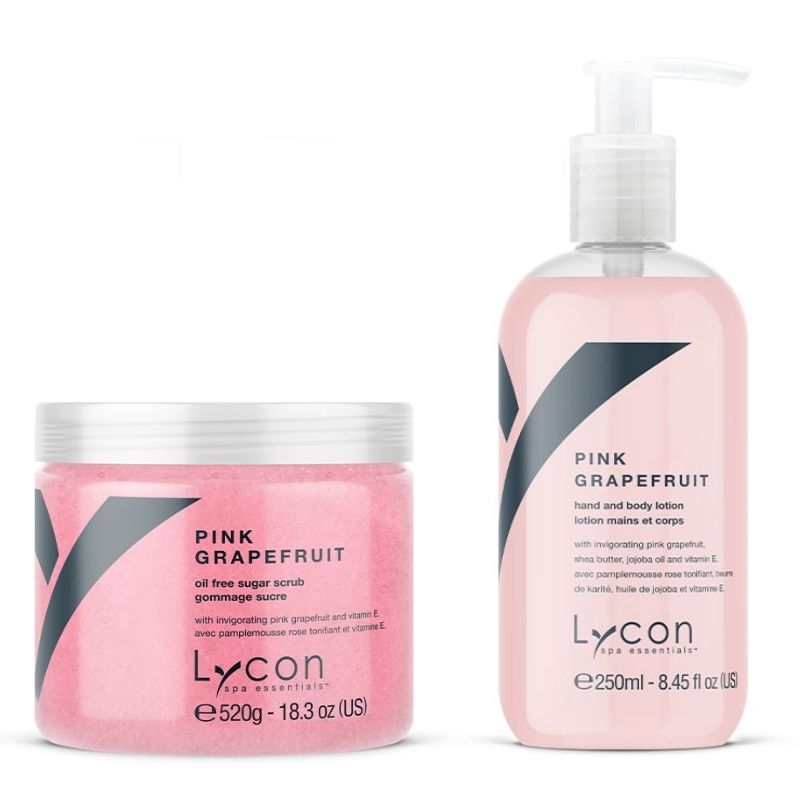 Lycon Scrub + Lotion Combo- Pink Grapefruit - Salon First Beauty ...