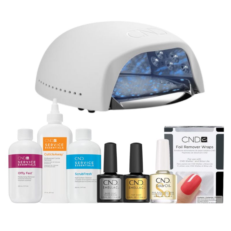 CND March/April Deal - Lamp & Shellac Service Essential Pack - Salon ...
