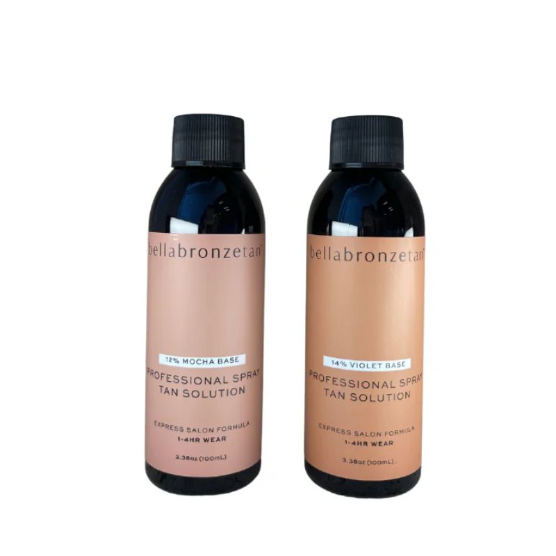 Bella Bronze Solution Sample Set (Violet & Mocha) - Salon First Beauty ...