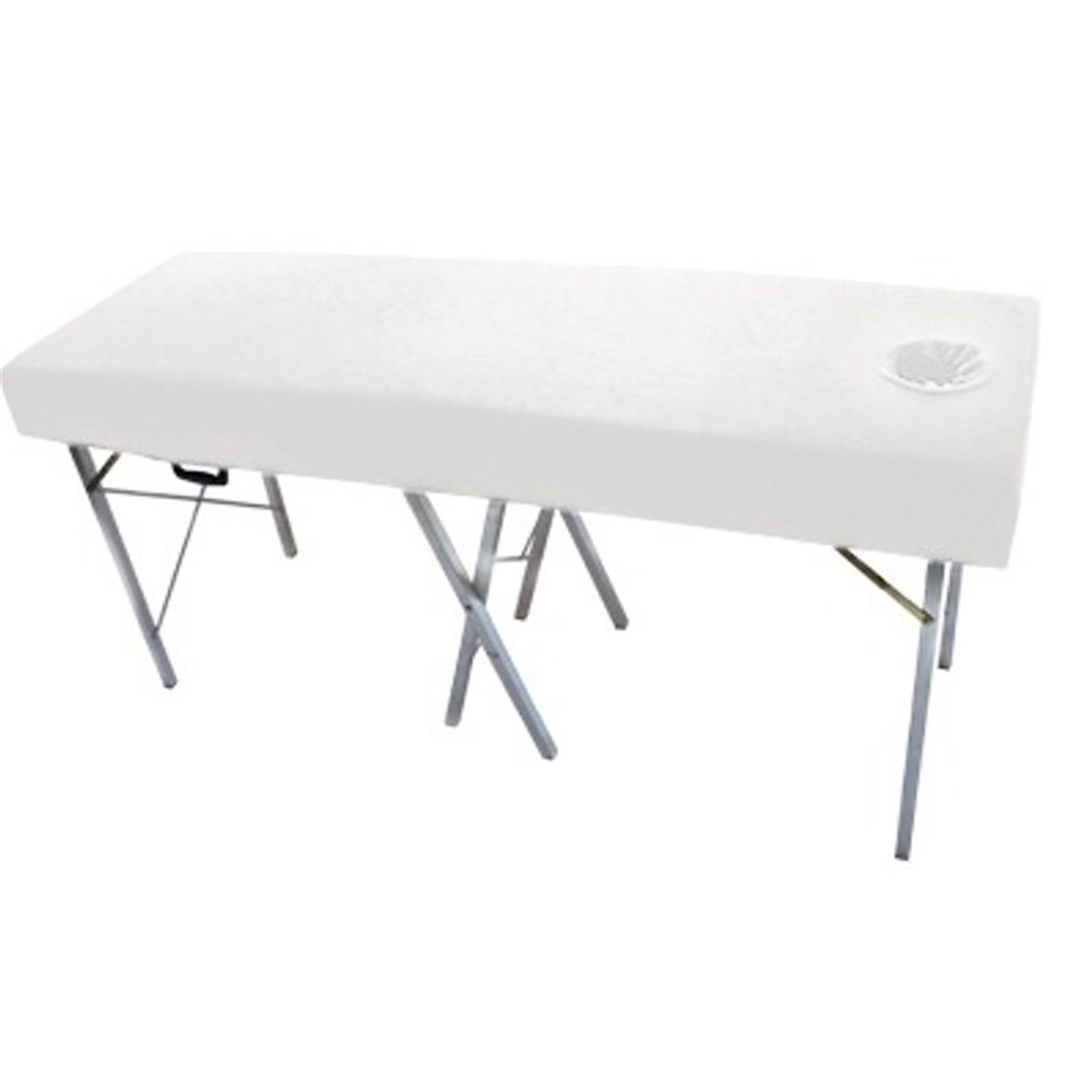 COUCH COVER - WITH FACE HOLE WHITE SALON FIRST - Salon First Beauty ...