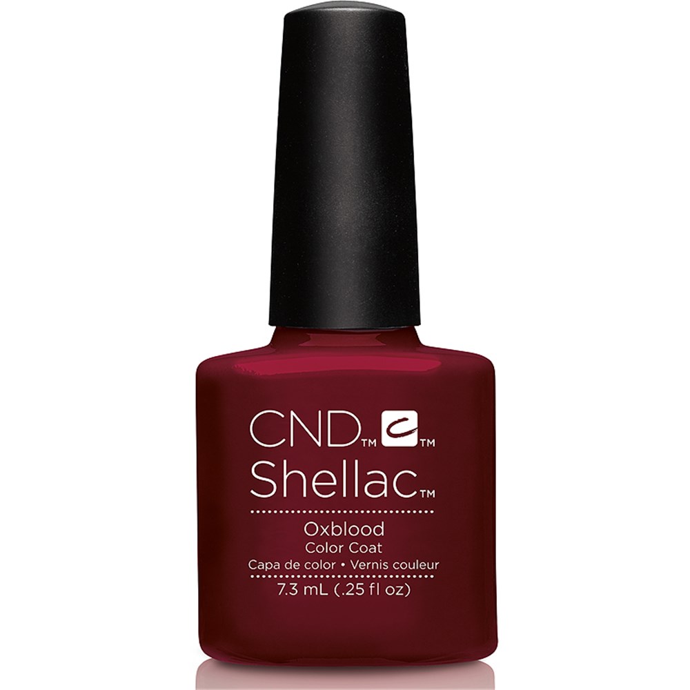 CND Shellac Gel Polish - Ox Blood 7.3ml - Salon First Beauty Supplies ...