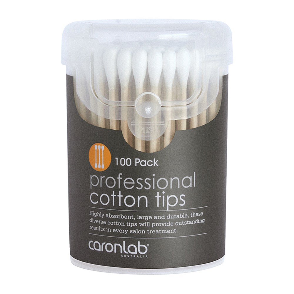 Caronlab Professional Cotton Tip 100 Pack 100 pack - Salon First Beauty ...