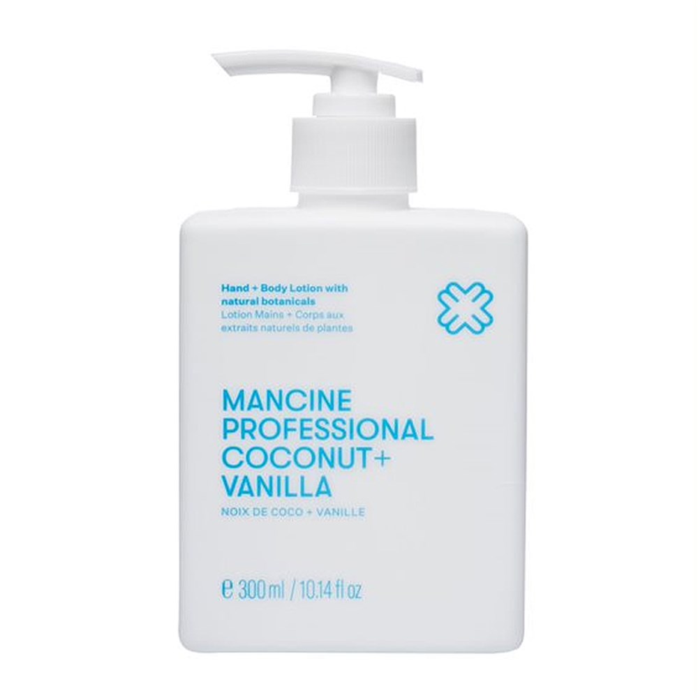 Mancine Hand & Body Lotion - Coconut & Vanilla 300 ml - Salon First ...