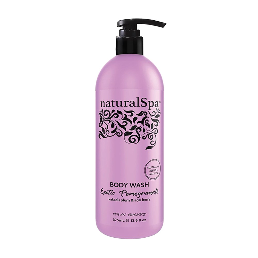Natural Spa Body Wash - Exotic Pomegranate - Salon First Beauty ...
