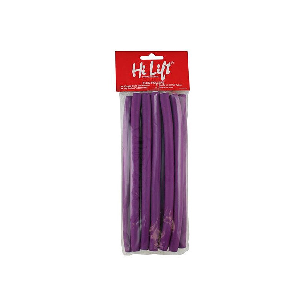 Hi Lift Flexible Rods - Medium Purple 10mm X 180mm 12 pack - Salon ...