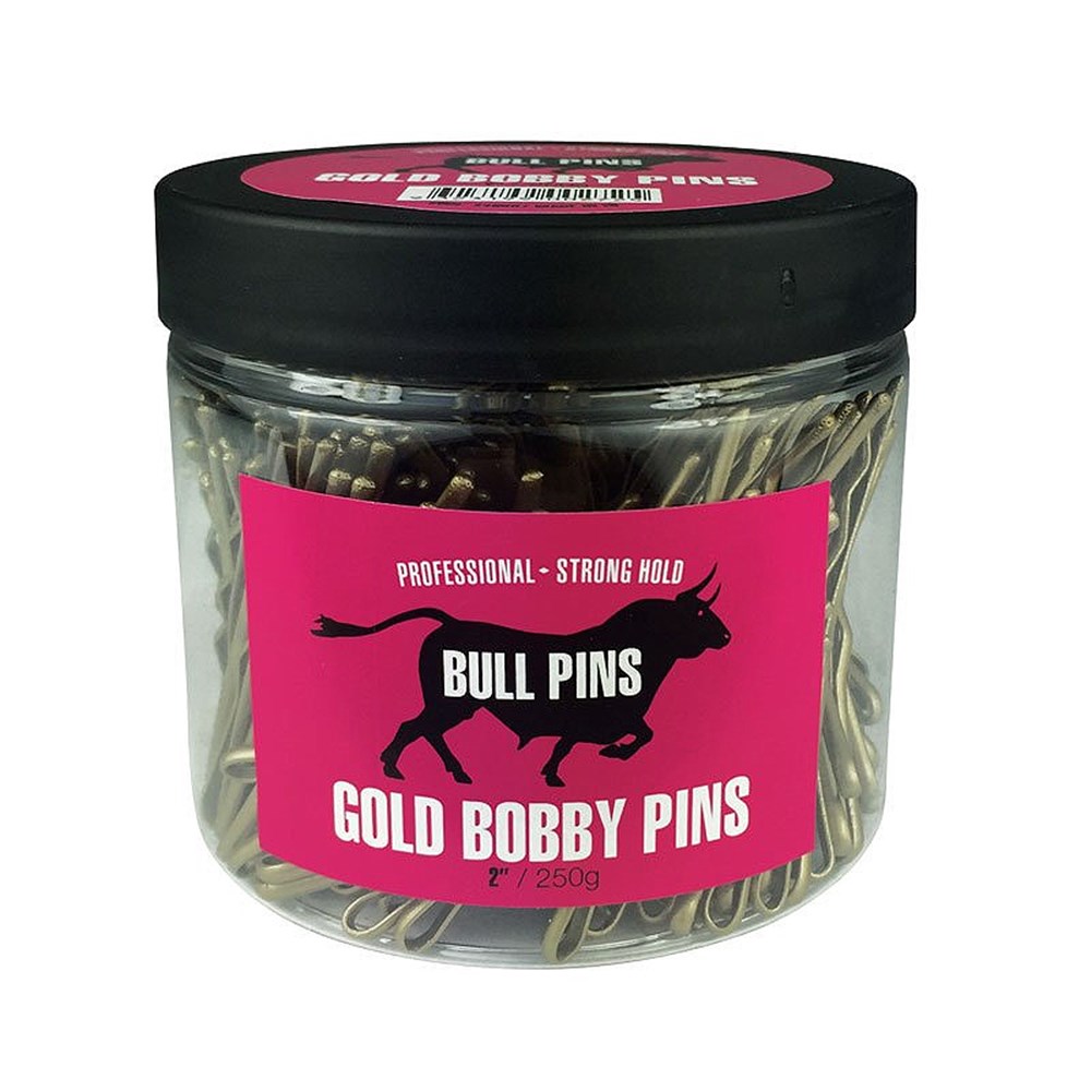 Hi Lift Bobby Pins - Heavy Duty Super Strong - Gold 250gm - Salon First ...