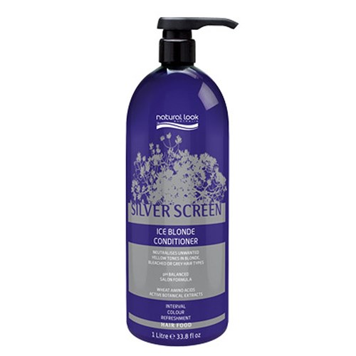 Natural Look Silver Screen Ice Blonde Conditioner 1 litre - Salon First ...