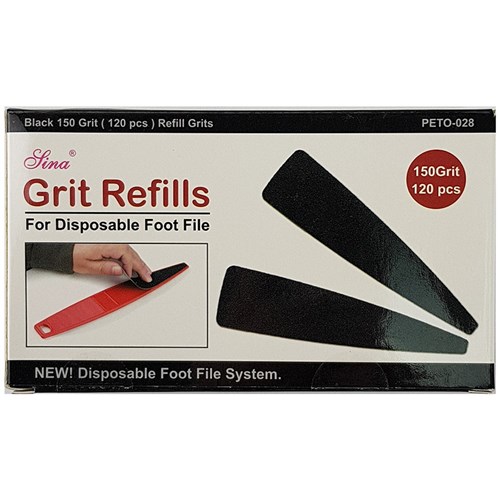 Disposable Foot File - 150 Grit Refills - SinaSalon First Beauty ...