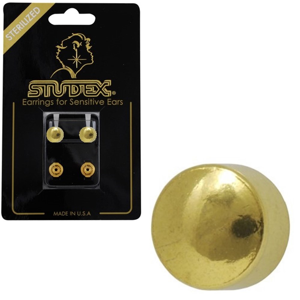 TRADITIONAL BALL STUDS REGULAR GOLD STUDEX - Salon First Beauty ...